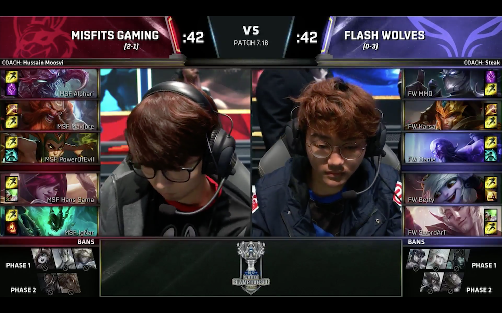 WC 2017｜FW閃電狼首戰失利，確認無緣八強 | 4Gamers